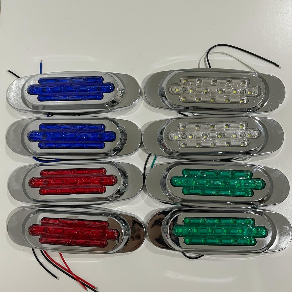 Jual Lampu Samping Truk 12V 24V / LED Variasi Samping Bak Truk 12V 24 Volt | Shopee Indonesia