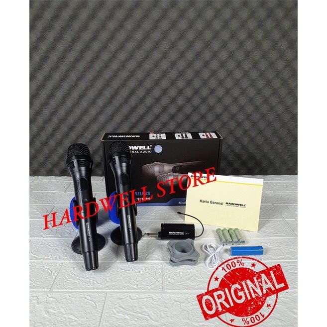 Jual Mic Wireless Hardwell JT 1 Original Microphone Hardwell JT1 ...