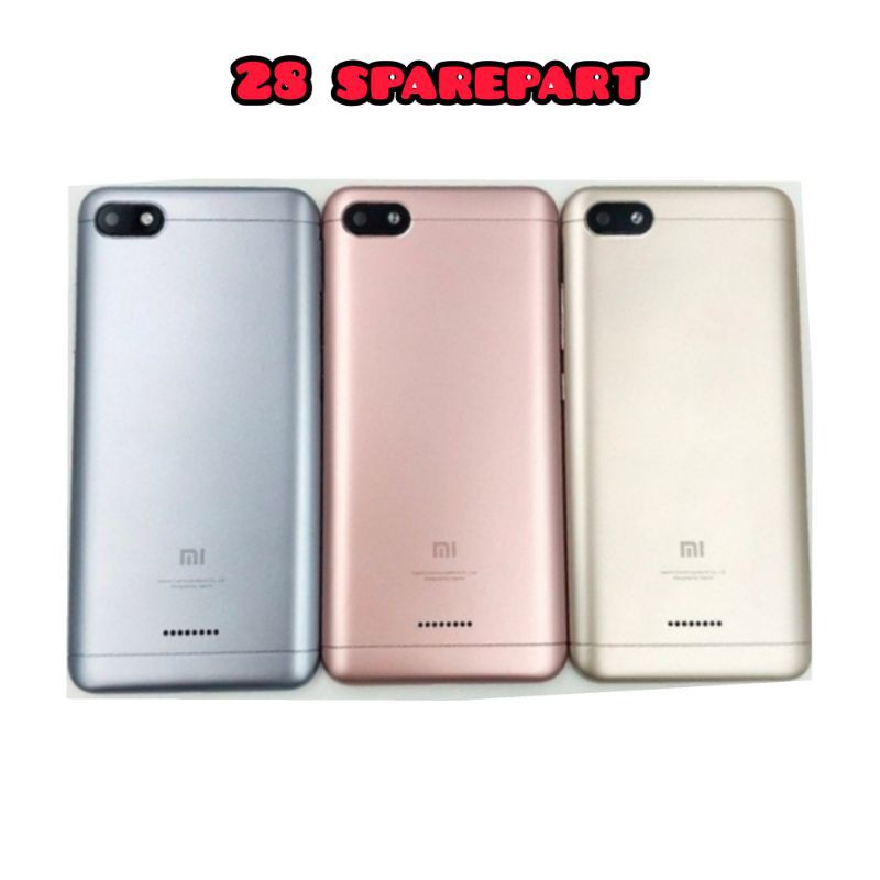 Jual BACKDOOR / BACK COVER / TUTUP BELAKANG REDMI 6A 1SIM / 2SIM ORI ...