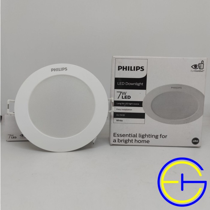 Jual Eridani DL190B LED6 D100 7W Downlight Philips | Shopee Indonesia