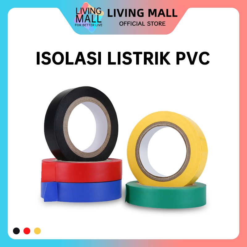 Jual Isolasi Listrik PVC 20 Yards 3/4 Tape Anti Bakar Merk Star Harga ...
