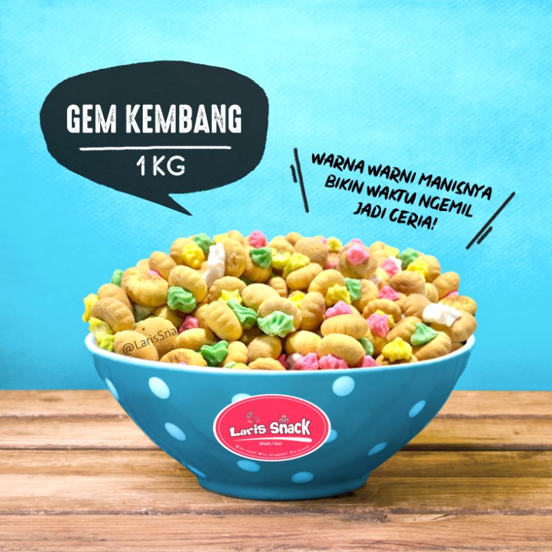 Jual Biskuit Manis Gem Rose Kembang Gula Jadul Snack Kiloan Eceran ...