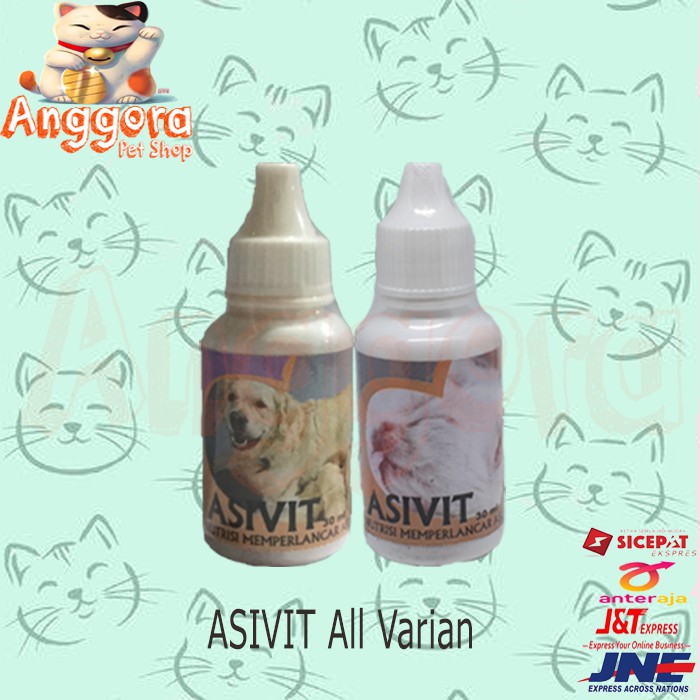 Jual ASIVIT 30ml ALL VARIAN - Memperlancar ASI Anjing dan Kucing ...