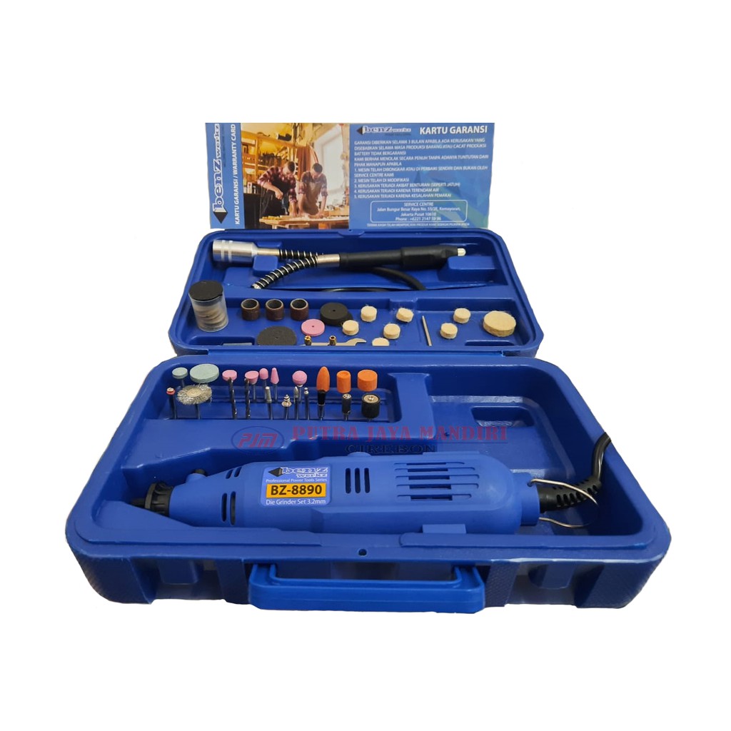 Jual Benz BZ8890 Die Grinder 3 Mm / Mini Die Grinder Bor Tuner Gerinda Mini Tuner 3 Mm | Shopee ...