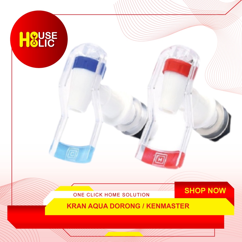 Jual Kran Aqua Dorong / Kran Dispenser / Kran Galon Air Minum Kenmaster ...