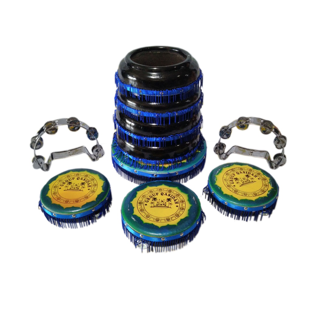 Jual rebana 1 set lengkap komplit kasidah rumbai ssn 8/9/10 plus tas ...