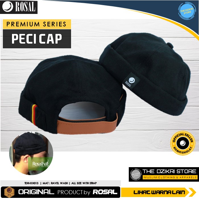 Jual PECI CAP PREMIUM Miki Hat MikiHat Sholat Muslim Pria Cowok ROSAL ...