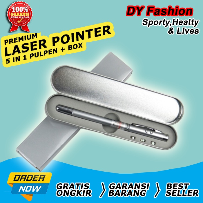 Jual Pulpen Premium 5in1 SP279 Laser pointer presentasi kantor pen pena ...