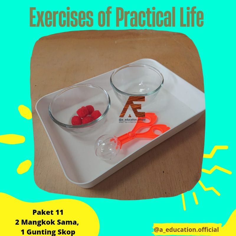Jual Practical Life Montessori Exercises of Practical Life EPL ...
