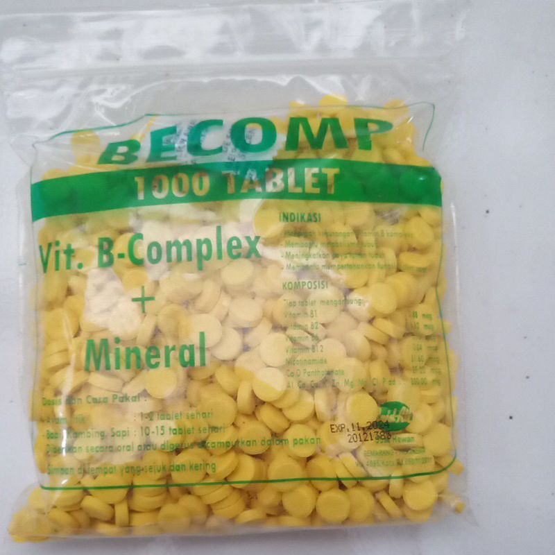 Jual BECOMP 1000 TABLET VIT.B-COMPLEX | Shopee Indonesia