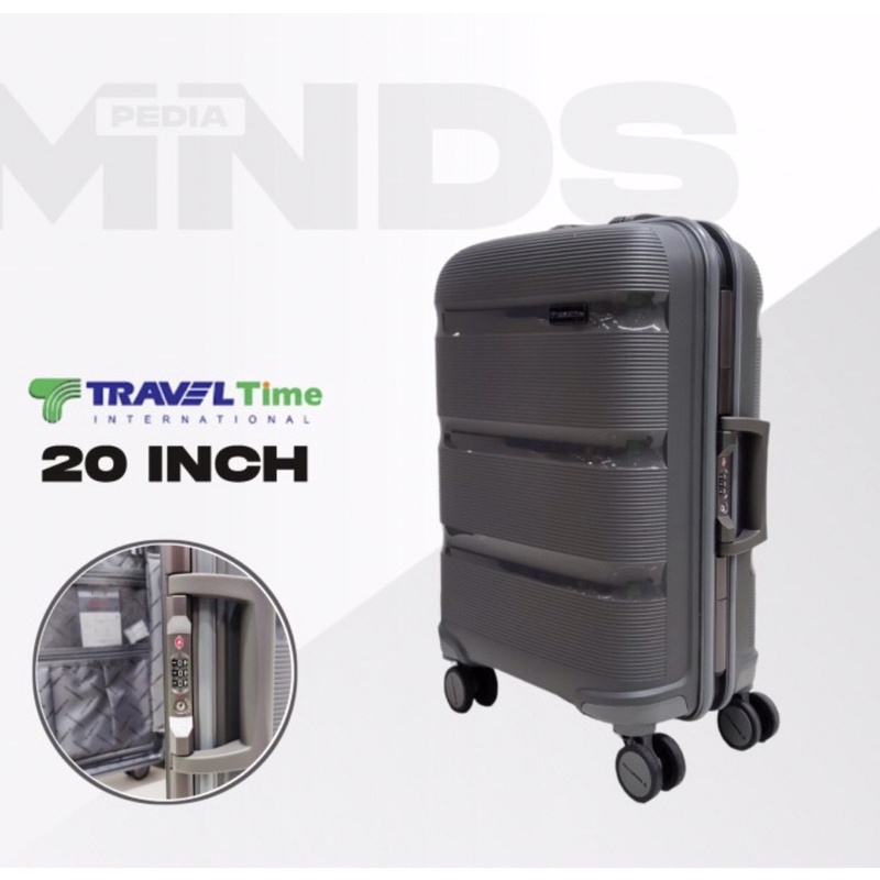 Jual Koper Frame Traveltime SPP40 20 Inch TSA No zipper Tanpa Resleting ...