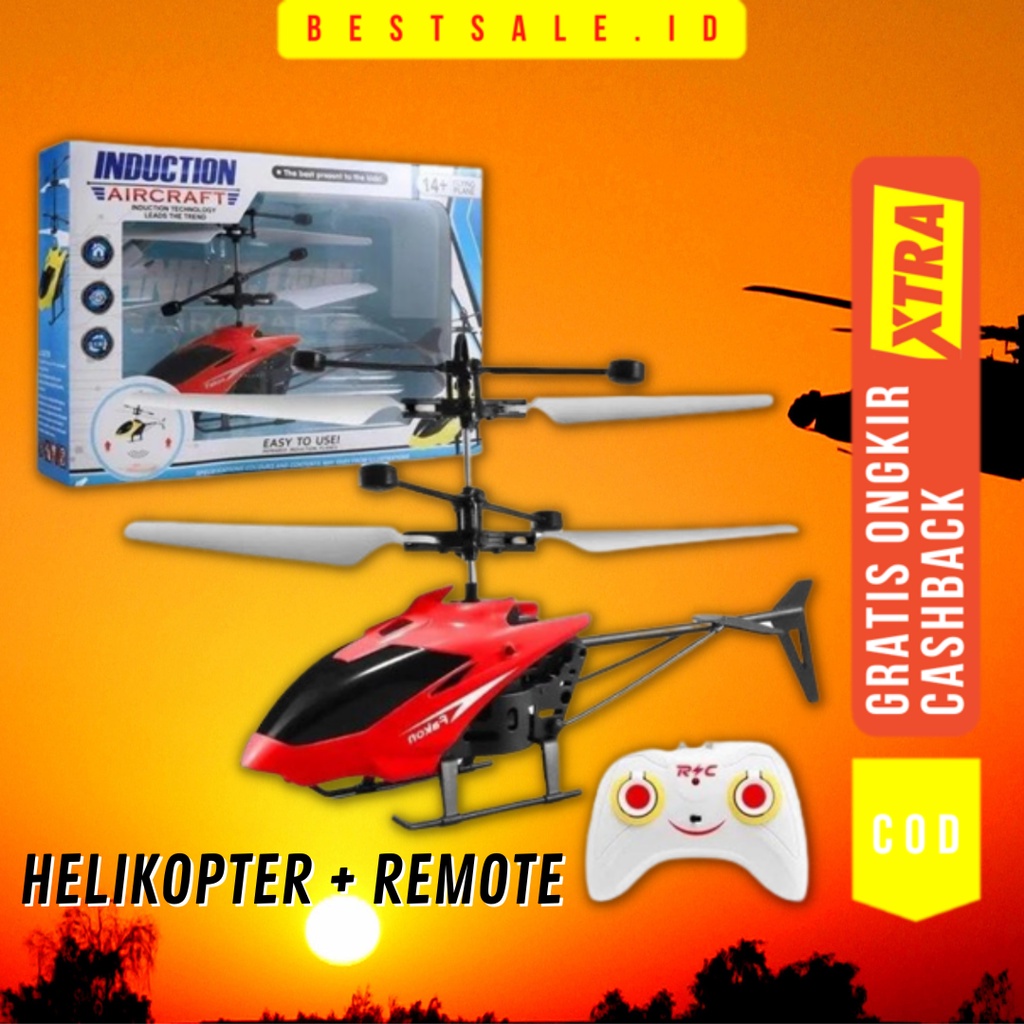 Jual Mainan Helikopter RC - Mini Helicopter RC+ Sensor Tangan LED ...