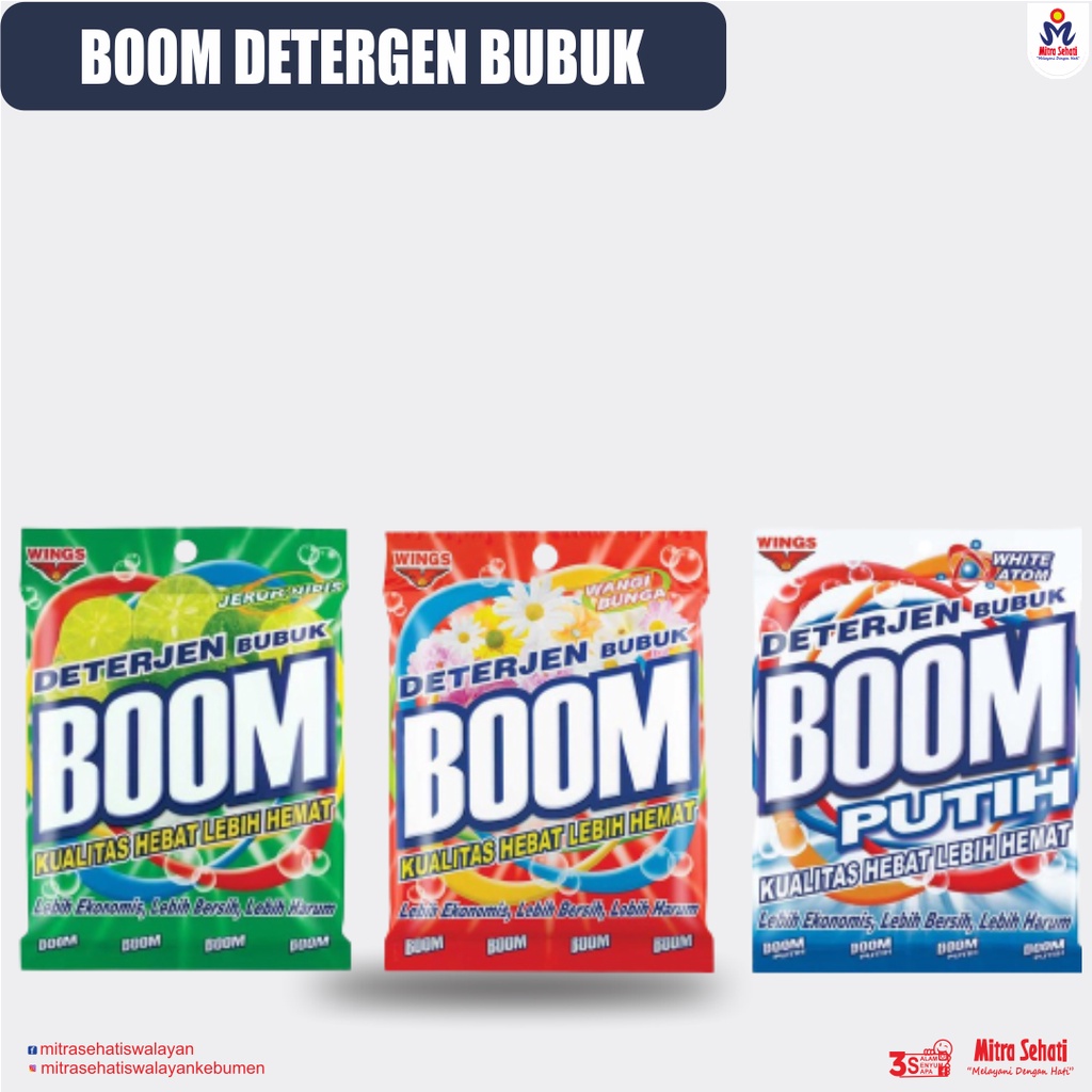 Jual BOOM DETERGEN BUBUK 305gr [ Mitra Sehati Swalayan ] | Shopee Indonesia