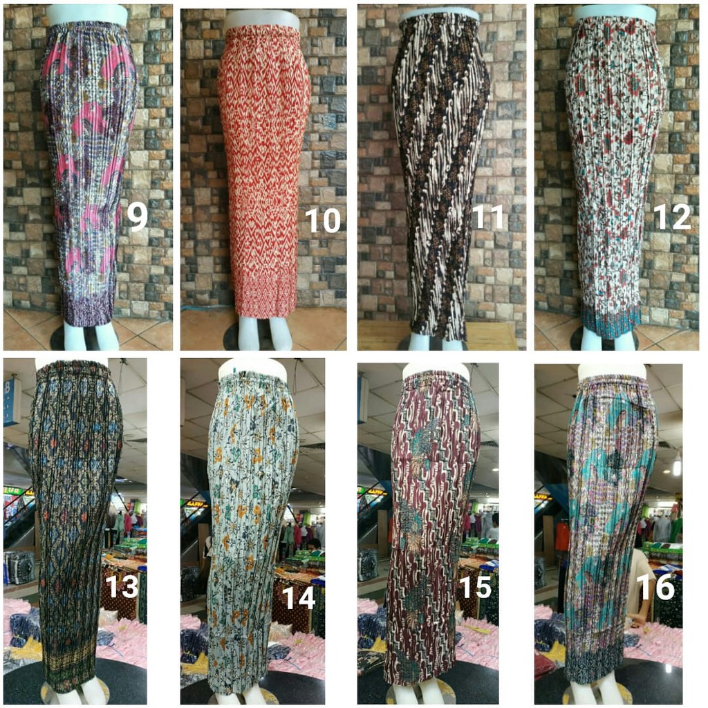 Jual Long Plisket Kebaya Rok Batik Bawahan Kebaya Modern Berbagai Macam ...