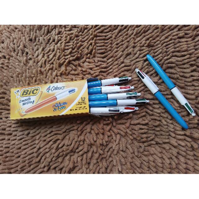 Jual Pulpen Bic 4 Warna | Shopee Indonesia