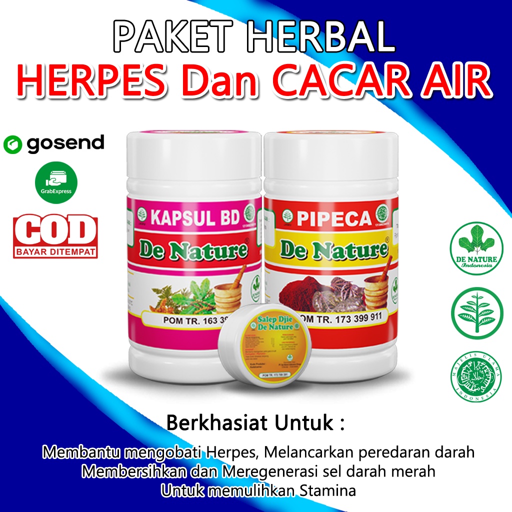 Jual Obat Herpes Genital Kulit Kelamin Herbal De Nature Garansi ...