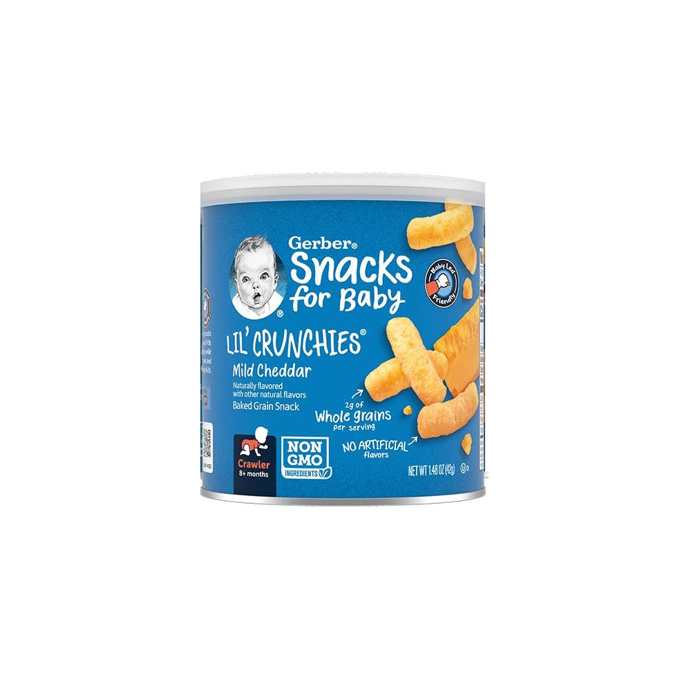 Jual Gerber Graduates Lil Crunchies - Mild Cheddar | Shopee Indonesia