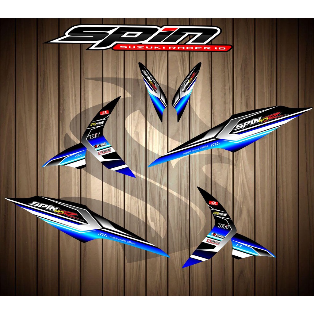 Jual STIKER STRIPING VARIASI MOTOR SUZUKI SPIN 125 MOTIF VARIASI ...