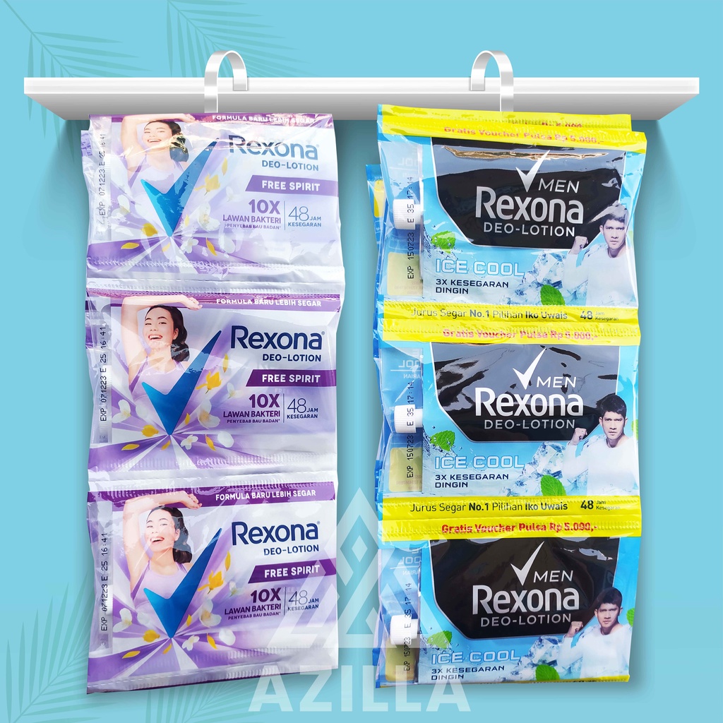 Jual Rexona Deodorant Lotion Sachet 9 gram 1 Lusin Renceng Isi 12 Pcs ...