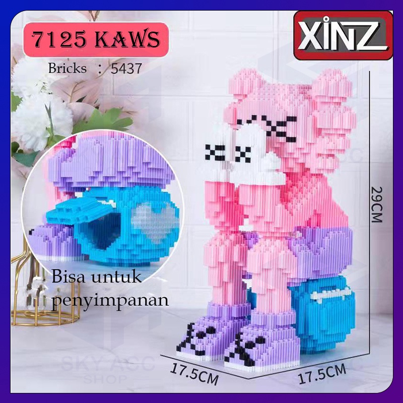 Jual Nano Block KAWS Series | Bricks education Nano Block | Shopee ...
