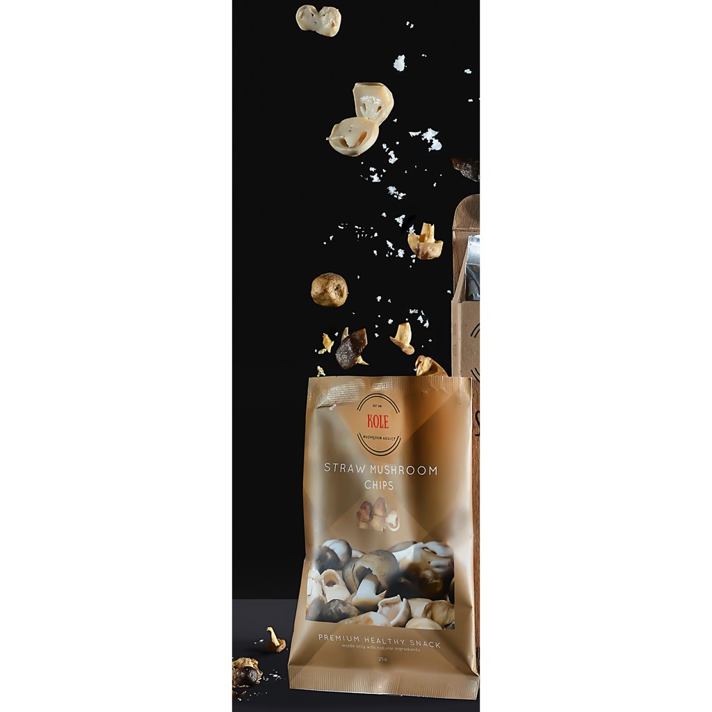 Jual Snack Jamur KOLE 100% Sehat No Goreng - Straw Mushroom Chips ...