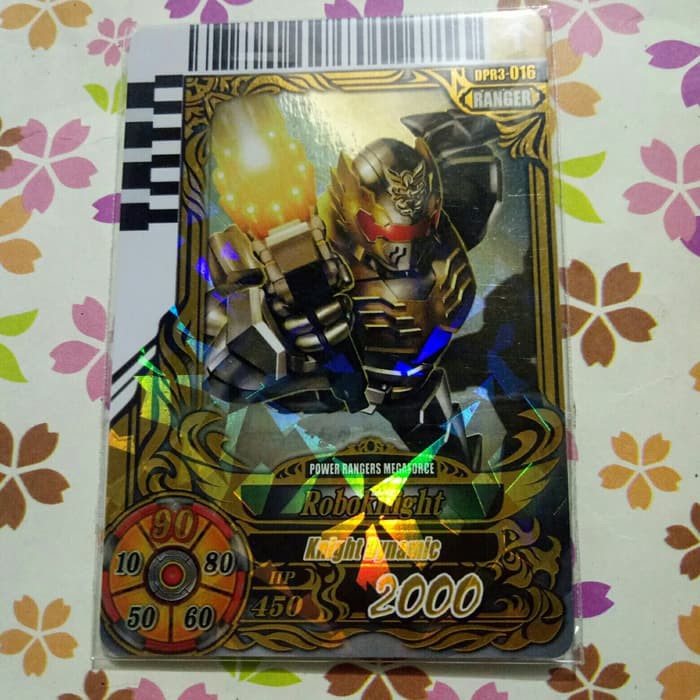 Jual power ranger card battle gold ranger roboknight v3 | Shopee Indonesia