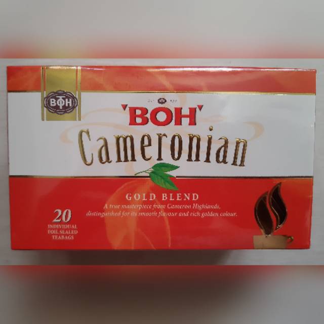 Jual Teh Boh Cameronian Gold Blend 20 Tea Bag Teh Hitam Celuo | Shopee ...