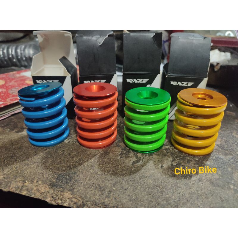 Jual per suspensi elastomer sepeda lipat RAZE | Shopee Indonesia