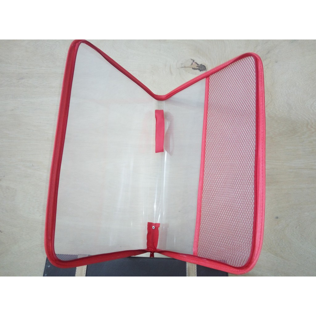 Jual MAP KERTAS FILE FOLIO PLASTIK ZIPPER RESLETING GANTUNG TRANSPARAN ...