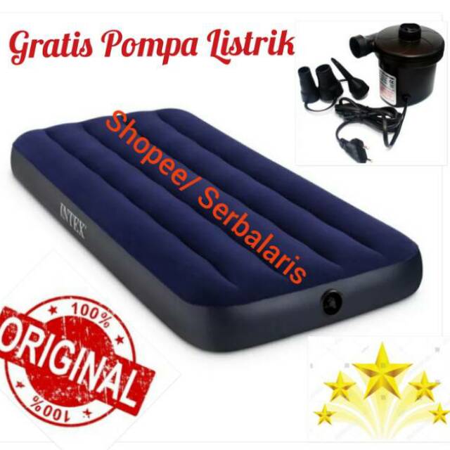 Jual Single Paket Kasur Angin Pompa angin Eletrik Listrik Lem Ripair ...