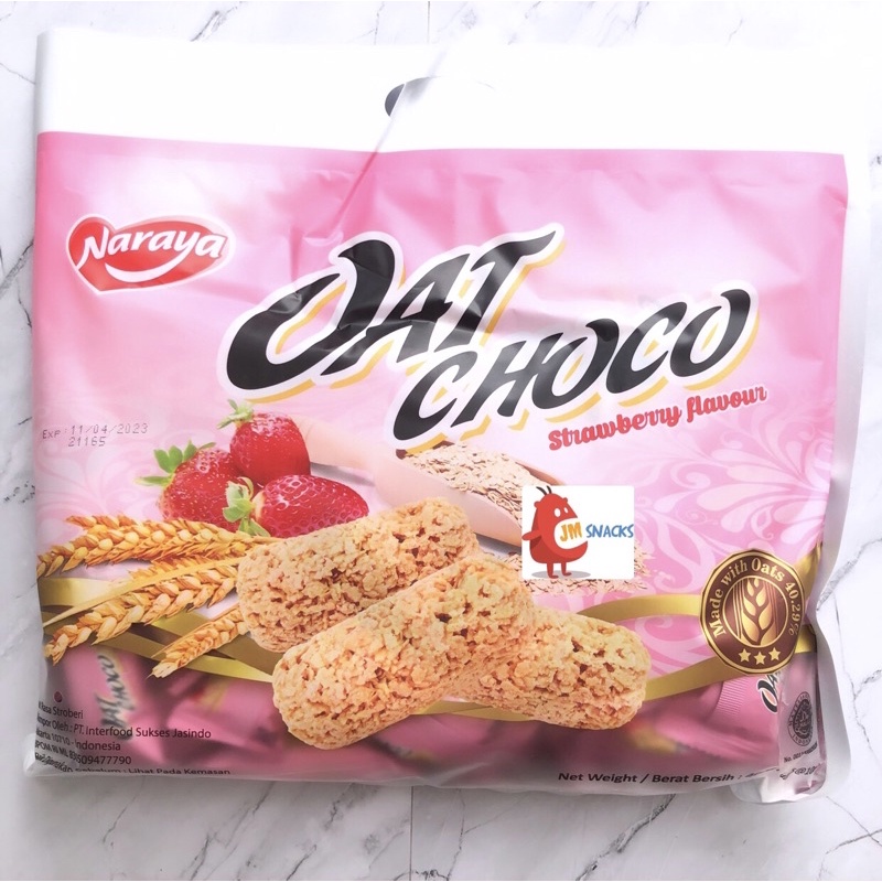 Jual [PROMO!!] Naraya Oat 40x10gram - snack sehat gandum oats naraya ...