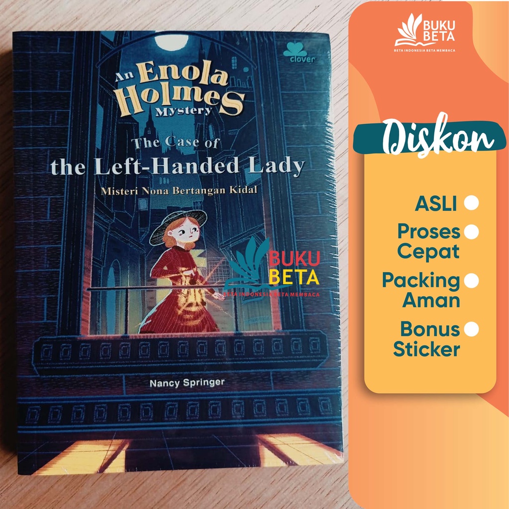 Jual An Enola Holmes Mystery The Case of The Left-Handed Lady Misteri ...