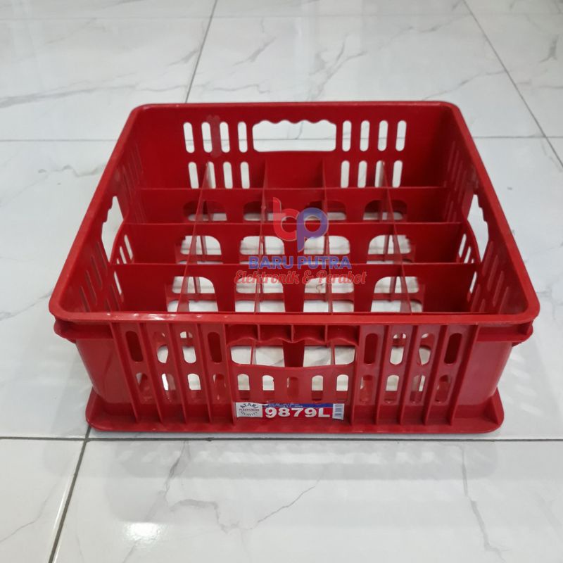 Jual Krat Gelas / Container / Tempat Penyimpanan / Keranjang Gelas 9879 ...