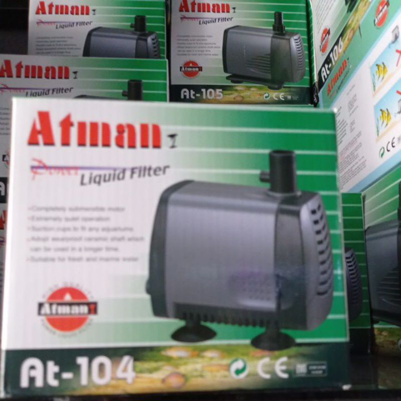 Jual POMPA AIR CELUP / WATER PUMP AQUARIUM ATMAN AT-104 AT 104 | Shopee ...