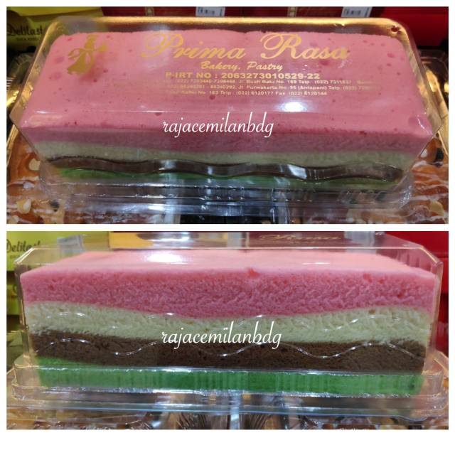 Jual Bolu Pelangi Prima Rasa Bandung/ Kue Snack Cemilan Oleh Oleh ...