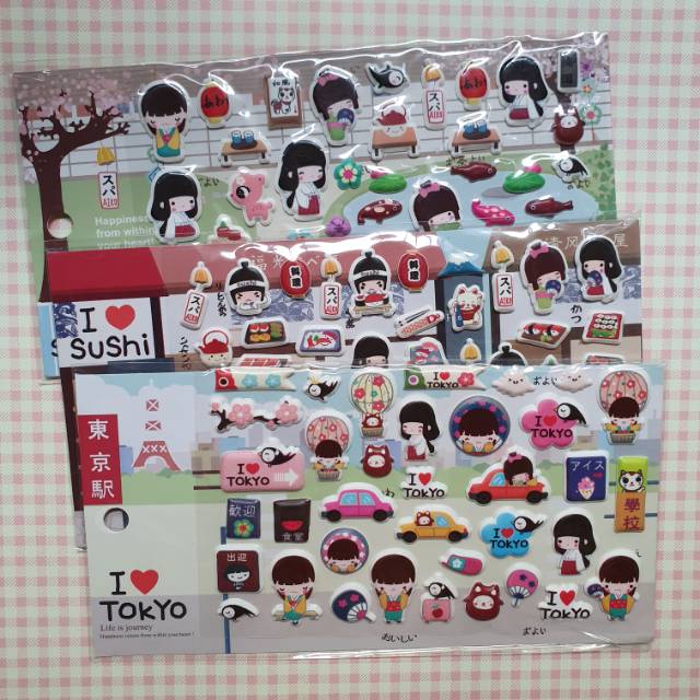 Jual japanese girl sticker for scrapbook and journal | Shopee Indonesia