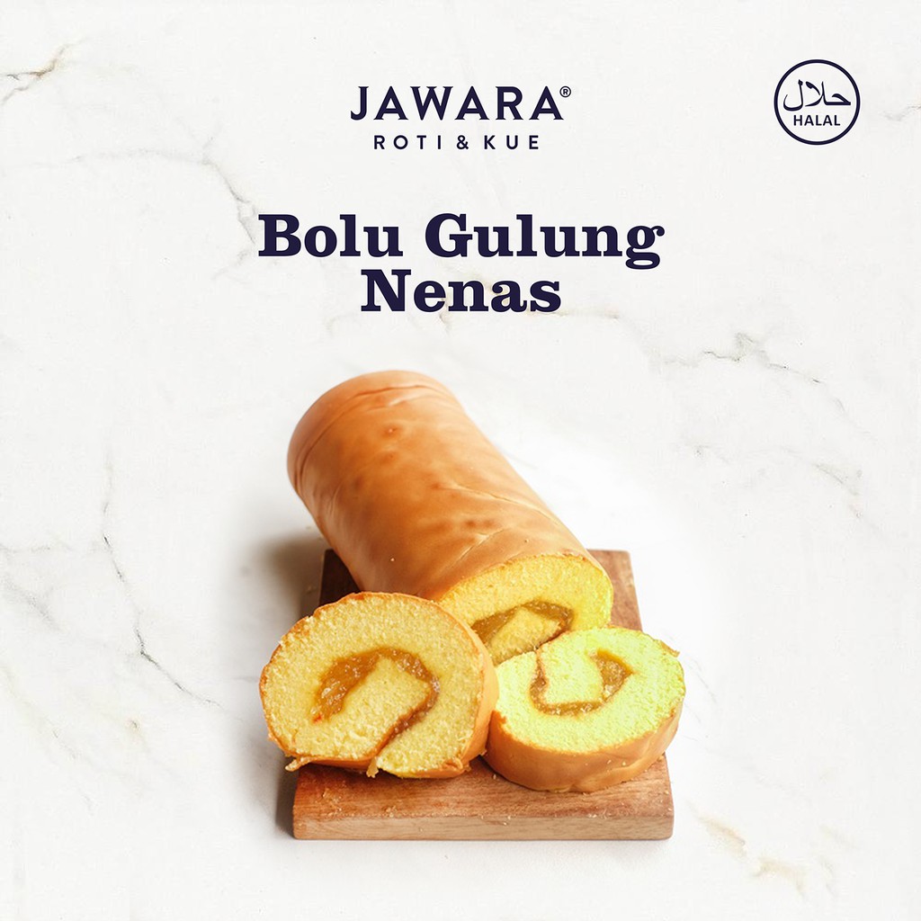 Jual Bolu Gulung Nenas | Jawara Roti & Kue | Bolu | Shopee Indonesia