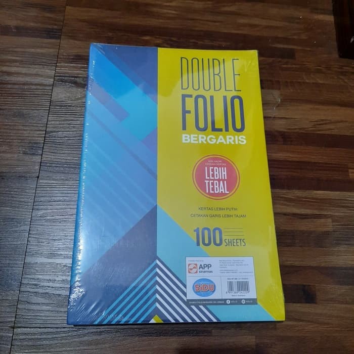 Jual Kertas Double Folio Bergaris Sidu (100 pcs) | Shopee Indonesia