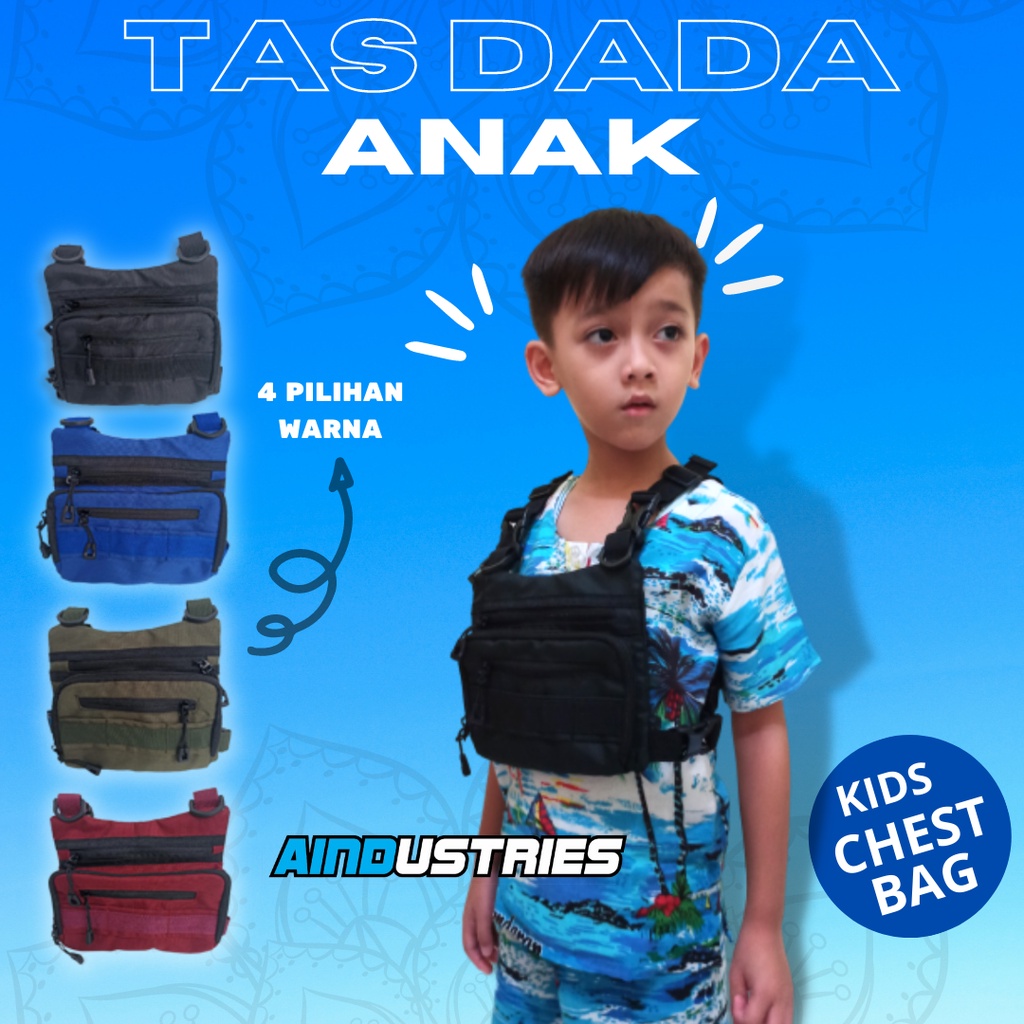 Jual Tas Rompi Dada Army Cilik Polisi Anak Tactical CHEST BAG | Shopee ...