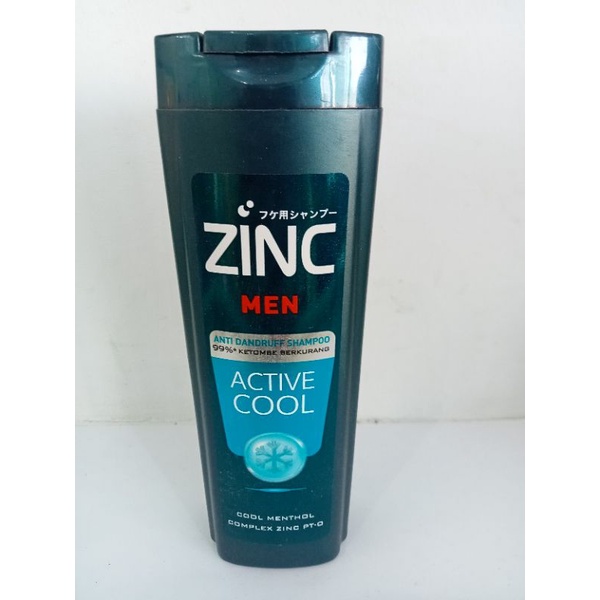 Jual Shampoo Zinc Men Active Cool Blue 170ml | Shopee Indonesia