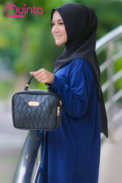 Jual QUINTA ELIZA TAS SLEMPANG 23X18X9 CM TAS PREMIUM BAG TAS SLEMPANG ...