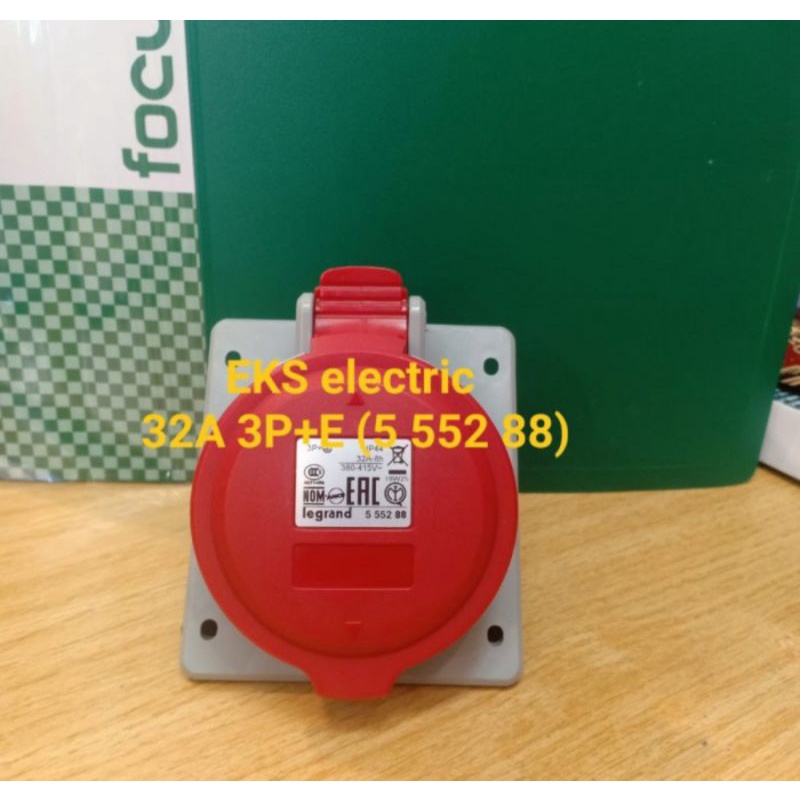 Jual Panel Mounting Legrand 32A 3P+E 4Pin Socket Female | Shopee Indonesia