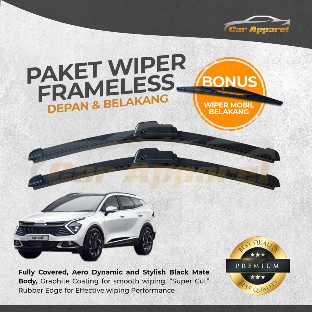 Jual Paket Wiper Frameless Sportage Gen5 NQ5 2021 | Shopee Indonesia