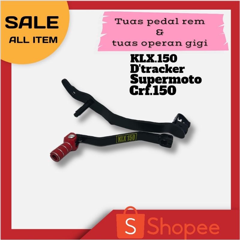 Jual tuas rem dan tuas gigi crf 150 & klx & d'tracker & wr & supermoto ...