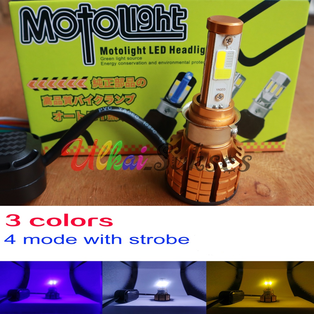 Jual Lampu LED Motor Super Terang Strobo l Lampu Motolight LED l HID 3 ...
