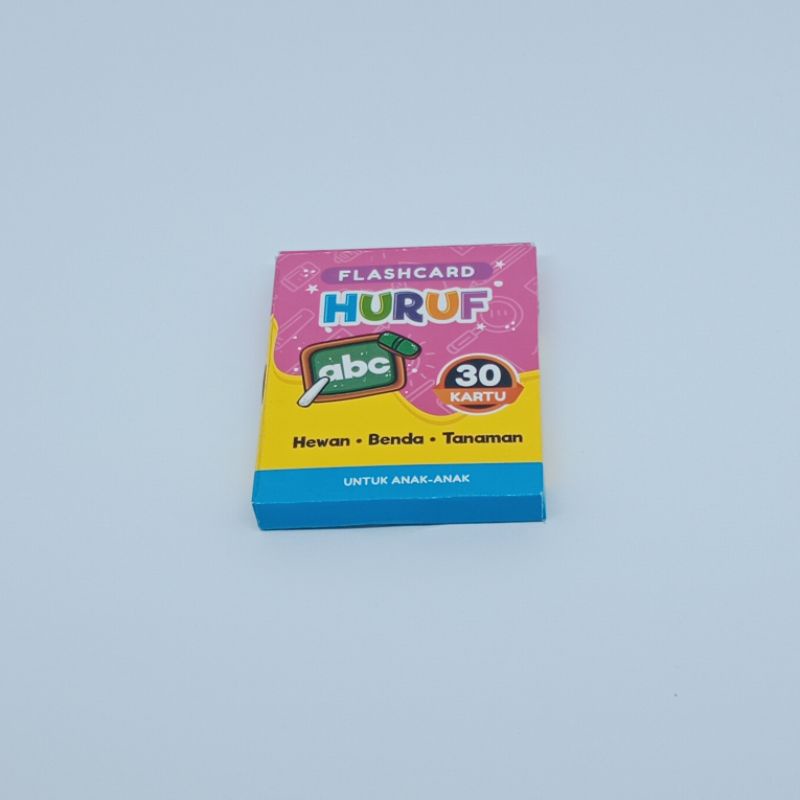 Jual FLASH CARD ANAK HURUF ABJAD | Shopee Indonesia