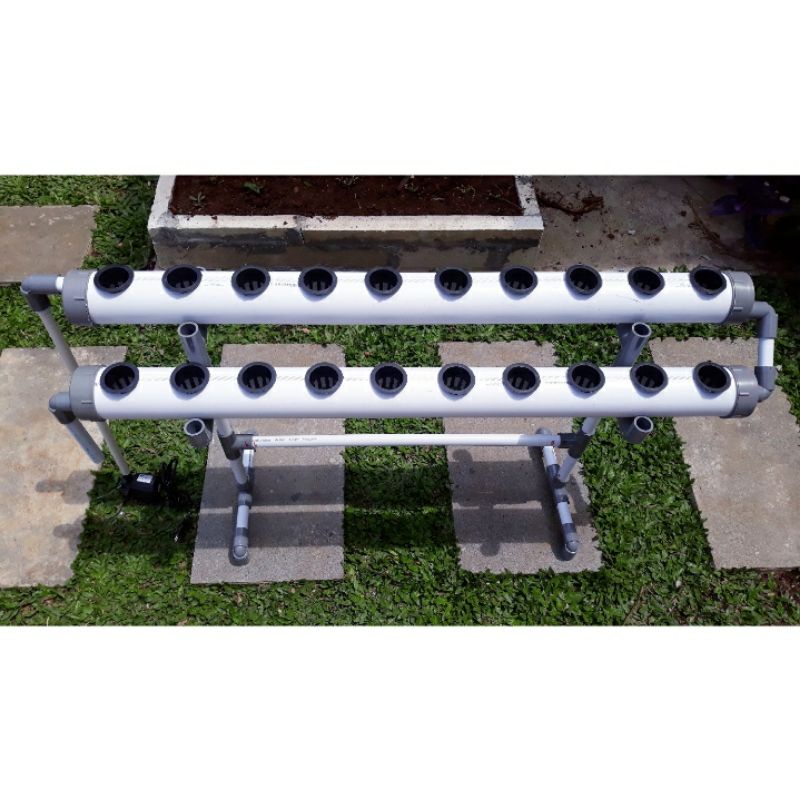 Jual Instalasi Hidroponik Set Mini 2,5 Inchi WICK NFT DFT + Rangka ...