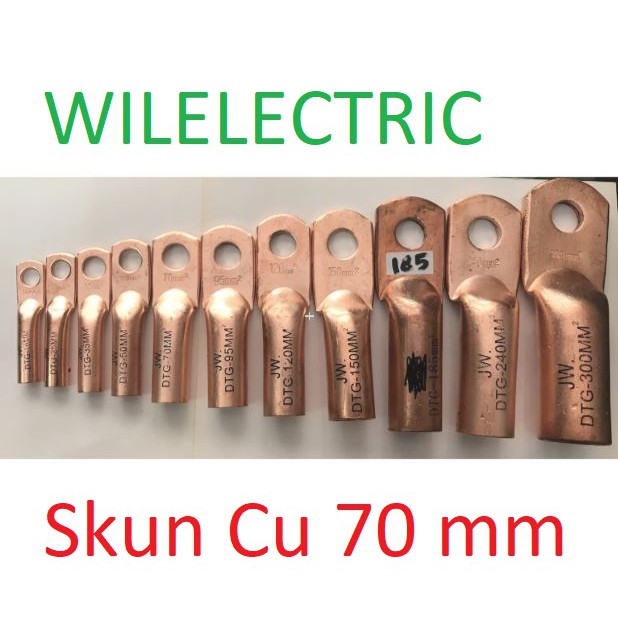 Jual Kabel skun tembaga Cu DTG 70mm / 70 mm M12 high quality long scun cable lug | Shopee Indonesia