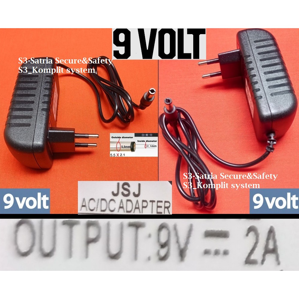 Jual Power Supply Adaptor 9v 2a Dc 1 5a Adapter Arduino 9volt 9 V 2 A