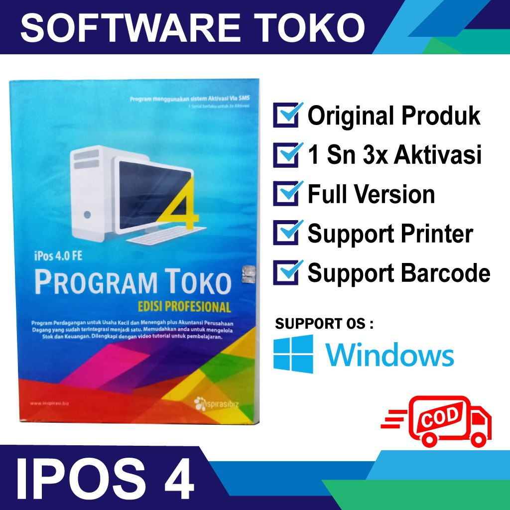 Jual PROGRAM TOKO IPOS 4.0 ORIGINAL 3 LISENSI FULL SUPPORT FREE ...